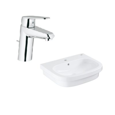 Grohe Eurostyle 39216000 Vessel Basin 50 Bundle with Eurostyle Mixer