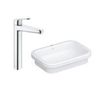 Grohe Eurostyle 39216000 Vessel Basin 50 Bundle with Eurostyle Mixer