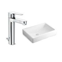 Grohe Eurocosmo 39122001 Vessel Basin 60 bundle with Eurostyle Mixer