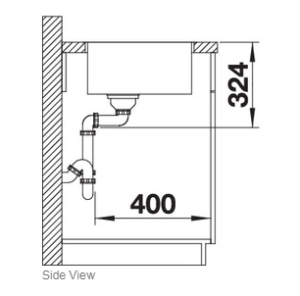 Blanco Quatrus R15 700-IU Stainless Steel Undermount Kitchen Sink