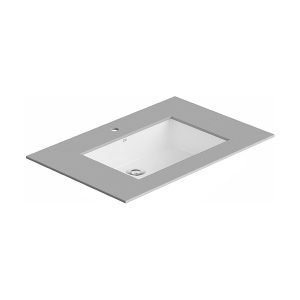Kohler Forefront K-98930X-1-0 Square Semi-Recessed Lavatory Basin
