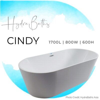 Hydrabath CINDY Free Standing Bathtub | CINDY Acrylic Bathtub